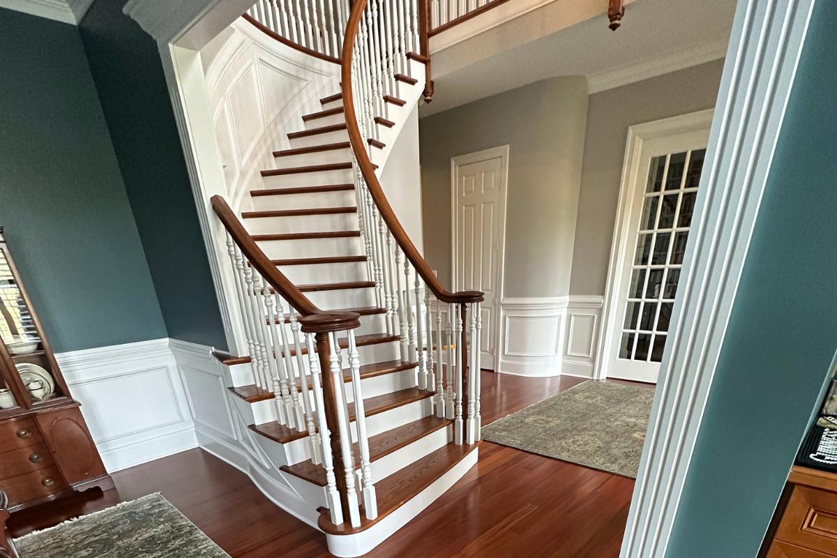 Foyer and Powder Room Renovation - Dovetail Group